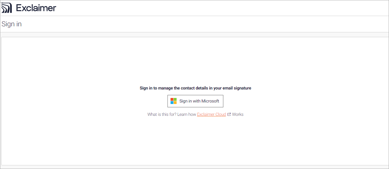 User Details Editor – Exclaimer Knowledge Base